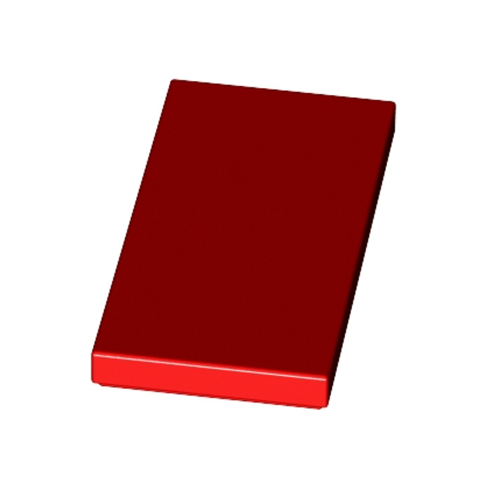 LEGO Red Tile 2 x 4 (87079) | Brick Owl - LEGO Marketplace