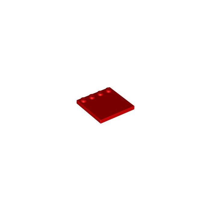 LEGO Red Tile 4 x 4 with Studs on Edge (6179) | Brick Owl - LEGO ...