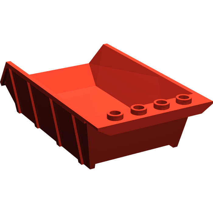 LEGO Red Tipper Bucket 4 x 6 with Hollow Studs (4080) | Brick Owl ...