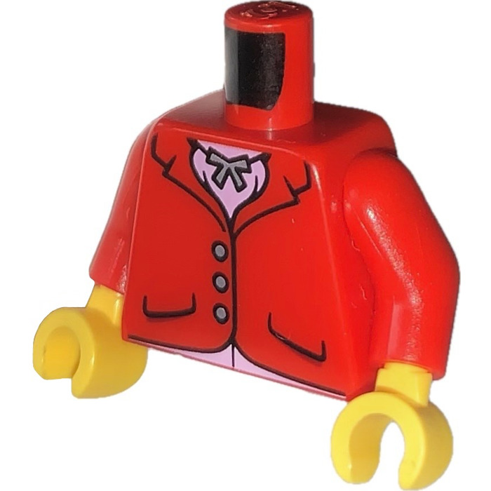 LEGO Torso with Red Riding Jacket (973) | Brick Owl - LEGO Marketplace
