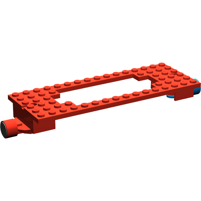 LEGO Red Train Base 6 x 16 with Magnets | Brick Owl - LEGO Marketplace