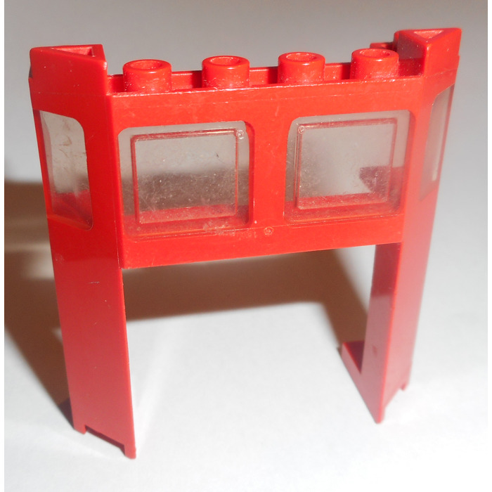 LEGO Red Train Front 2 x 6 x 5 with 3 High Cutout | Brick Owl - LEGO ...