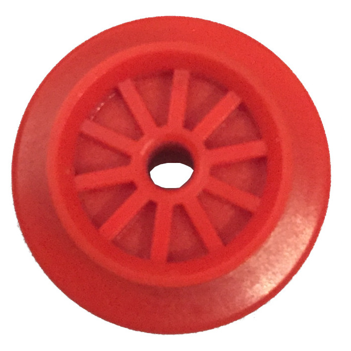 LEGO Red Train Wheel Ø23 with Spokes and Freestyle Pin Hole | Brick Owl ...