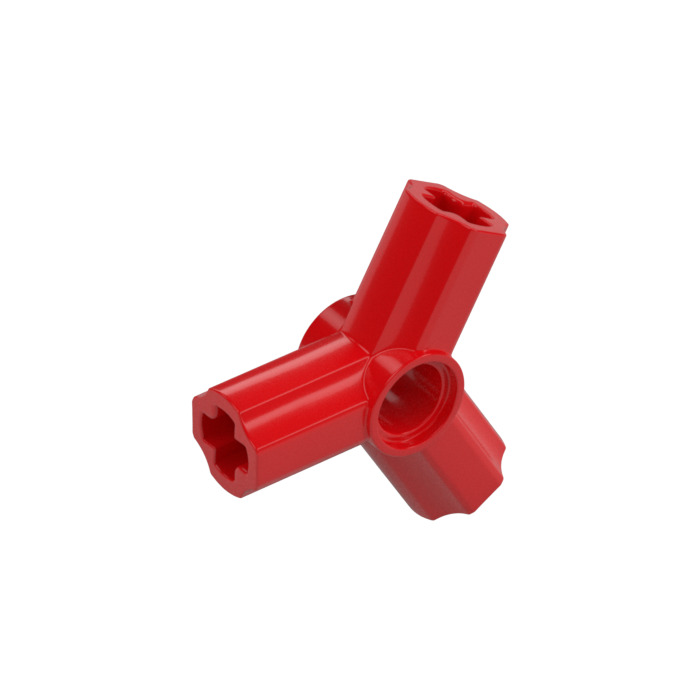LEGO Red Triangular Three-Axle Connector with Pin Hole (10288 / 49155 ...