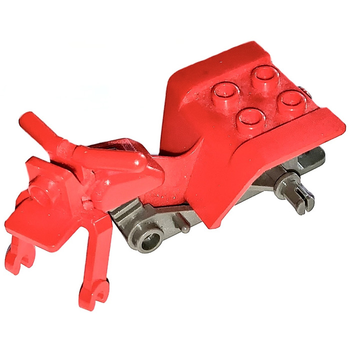 LEGO Red Tricycle with Dark Gray Body | Brick Owl - LEGO Marketplace