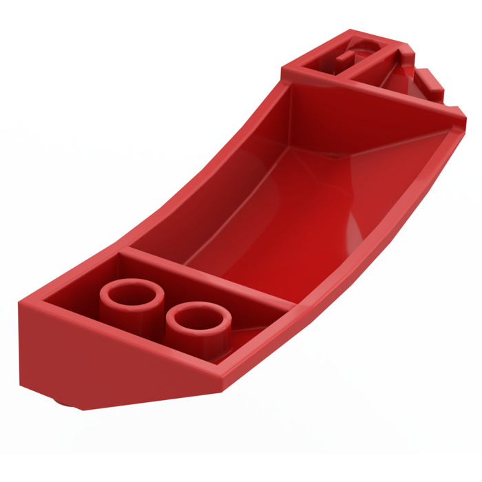 LEGO Red Wedge 3 x 8 x 2 Curved Left (41750 / 42020) | Brick Owl - LEGO ...