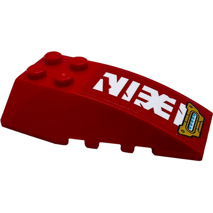 레고 쐐기 6 x 4 트리플 곡선형 , 갑옷 조립판, Symbols 스티커 | Brick Owl - LEGO 마켓플레이스