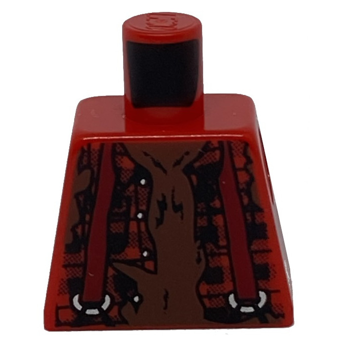 LEGO Red Werewolf Torso without Arms (973) | Brick Owl - LEGO Marketplace