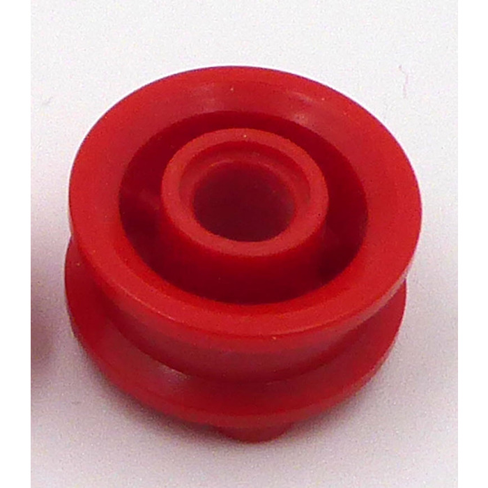 LEGO Red Wheel Rim Ø10 x 17.4 with Studs and Pin Hole (6248) | Brick ...