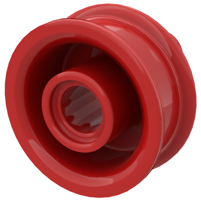 LEGO Red Wheel Rim Ø10 x 17.4 with Studs and Pin Hole (6248) | Brick ...