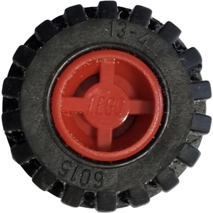 LEGO Rouge Wheel Rim Wide Ø11 x 12 with Notched Hole with Tire 21mm D ...