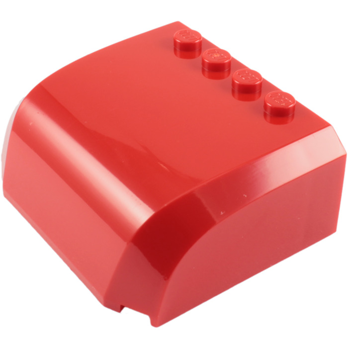 LEGO Red Windscreen 5 x 6 x 2 Curved (61484 / 92115) | Brick Owl - LEGO ...