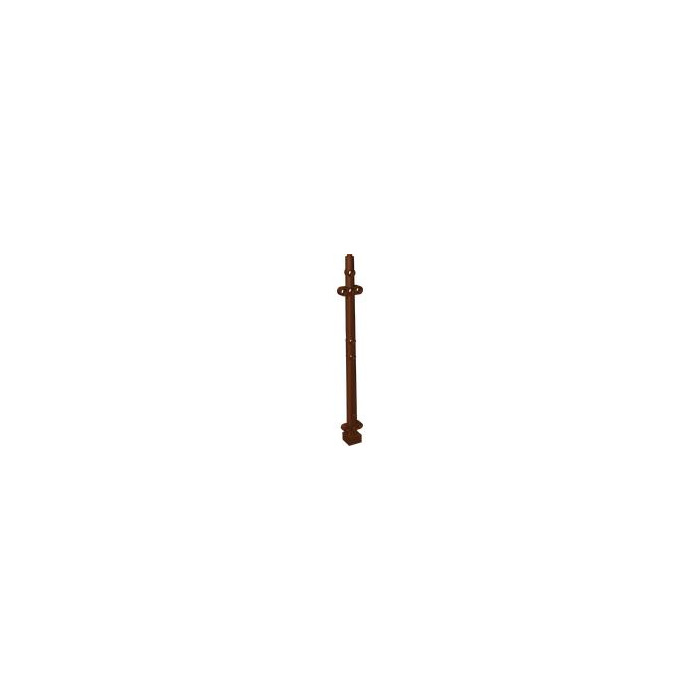 LEGO Reddish Brown Boat Mast 2 x 2 x 20 Side Aligned 'x' Shaped Axle ...
