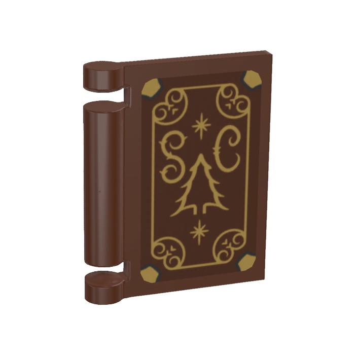 LEGO Book Cover with ‘S C’ and Tree Sticker (24093) | Brick Owl - LEGO ...