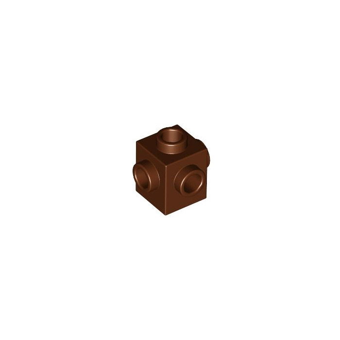 LEGO Reddish Brown Brick 1 x 1 with Studs on Four Sides (4733) | Brick Owl