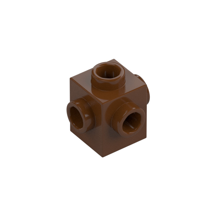 LEGO Reddish Brown Brick 1 x 1 with Studs on Four Sides (4733) | Brick Owl