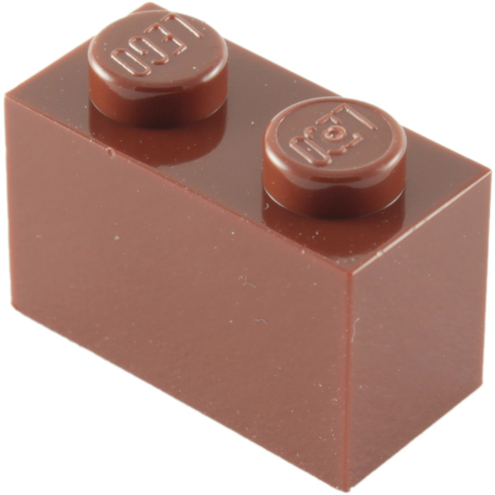 LEGO Reddish Brown Brick 1 x 2 with Bottom Tube (3004) | Brick Owl