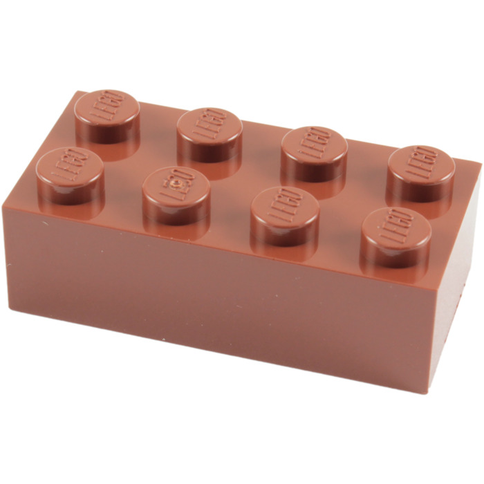LEGO Reddish Brown Brick 2 x 4 (3001) | Brick Owl