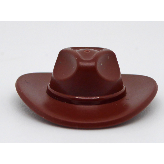 LEGO Reddish Brown Fedora Hat with Very Wide Brim (13565) | Brick Owl ...