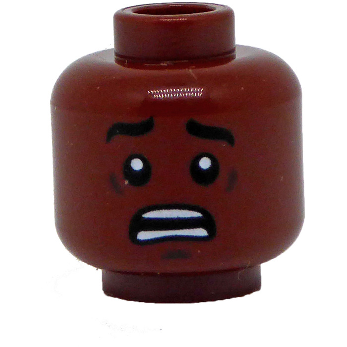 LEGO Reddish Brown Finn Minifigure Head (3626 / 34921) | Brick Owl ...