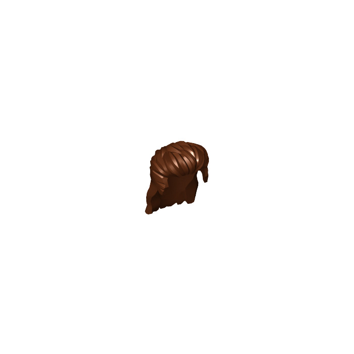 LEGO Reddish Brown Hair with Long Mullet (24072 / 86229) | Brick Owl ...