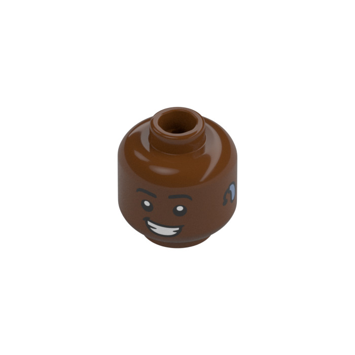 LEGO Head with Clenched-Teeth Smile and Hearing Aid (3626 / 100320 ...