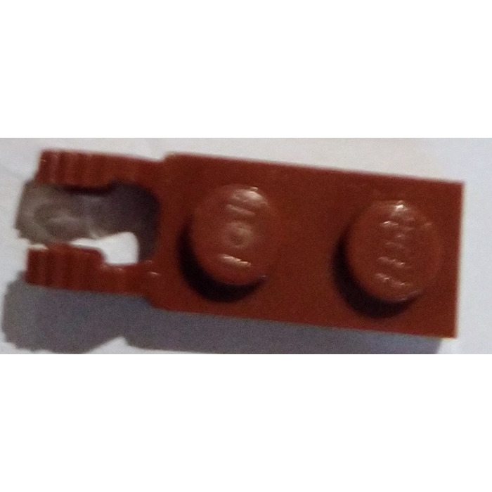 LEGO Reddish Brown Hinge Plate 1 x 2 with Dual Fingers (44302 / 54657 ...