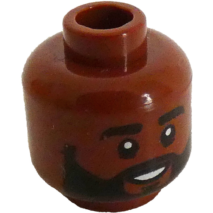 LEGO Reddish Brown Karamo Brown Minifigure Head (3626 / 78508) | Brick Owl