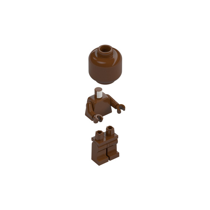 LEGO Reddish Brown Monochrome Minifigure | Brick Owl - LEGO Marketplace