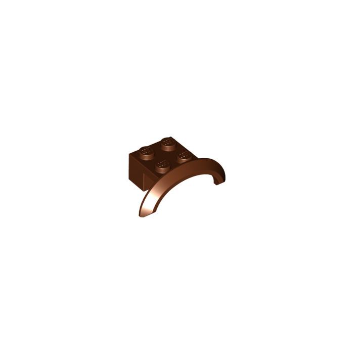 LEGO Reddish Brown Mudguard Brick 2.5 x 4 x 1 with Wheel Arch (28579 / ...