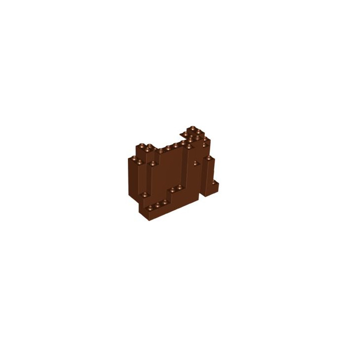 LEGO Reddish Brown Panel 4 x 10 x 6 Rock Rectangular (6082) | Brick Owl ...