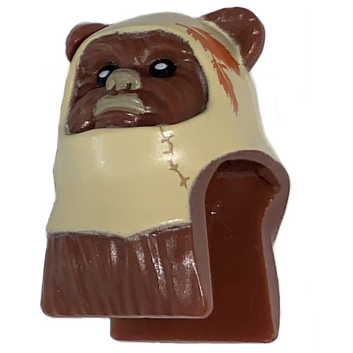 LEGO Paploo Ewok Head (86651) | Brick Owl - LEGO Marketplace