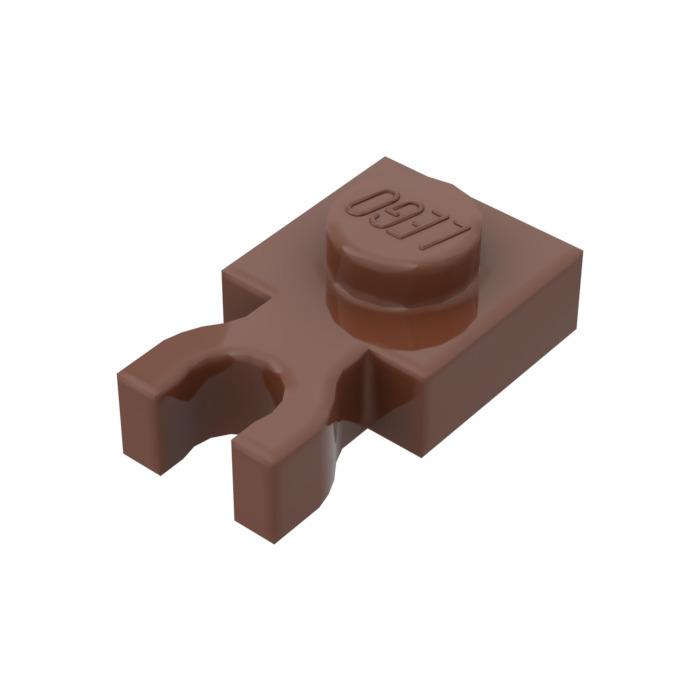 LEGO Plate 1 x 1 with Vertical Clip (Thick 'U' Clip) (4085 / 60897 ...