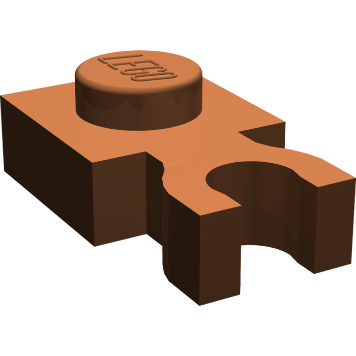LEGO Plate 1 x 1 with Vertical Clip (Thick 'U' Clip) (4085 / 60897 ...