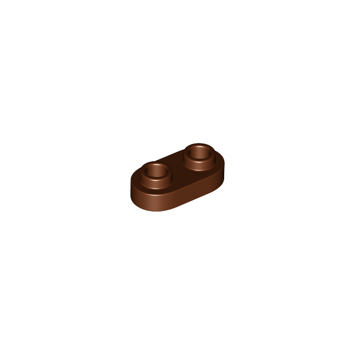 LEGO Reddish Brown Plate 1 x 2 with Rounded Ends (35480) | Brick Owl ...