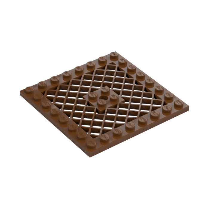 LEGO Plate 8 x 8 with Grille (No Hole in Center) (4151) | Brick Owl ...