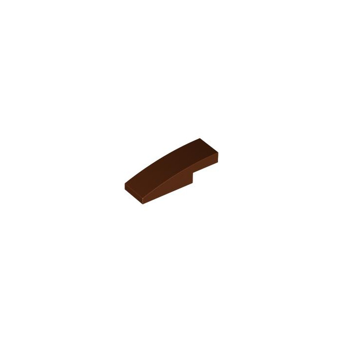 LEGO Reddish Brown Slope 0.7 x 3 Curved (7302) | Brick Owl