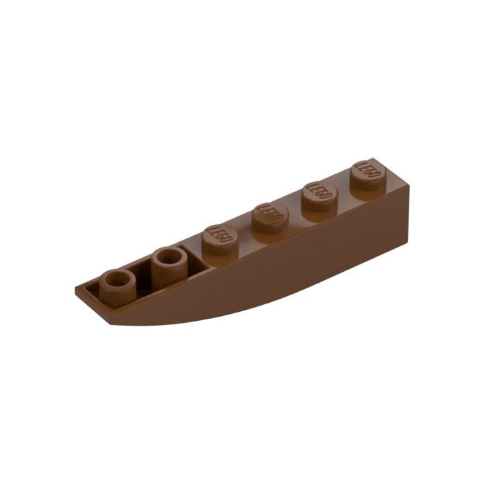 LEGO Reddish Brown Slope 1 x 6 Curved Inverted (41763 / 42023) | Brick Owl