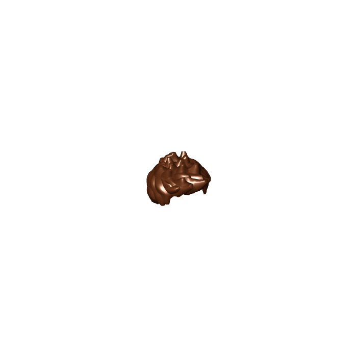 LEGO Reddish Brown Spiky Hair (18228 / 98385) | Brick Owl - LEGO ...