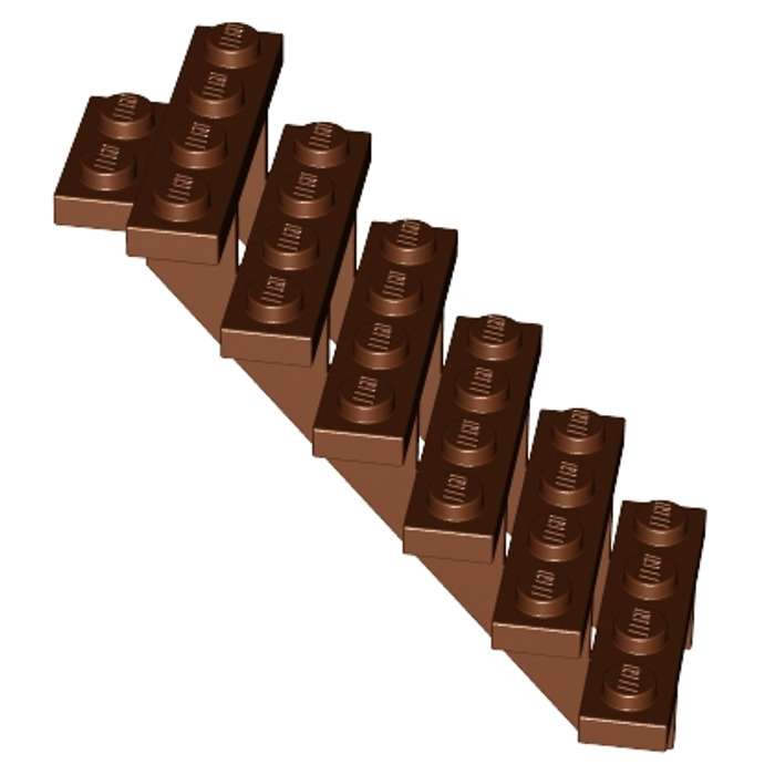 LEGO Reddish Brown Staircase 7 x 4 x 6 Open (30134) | Brick Owl - LEGO ...