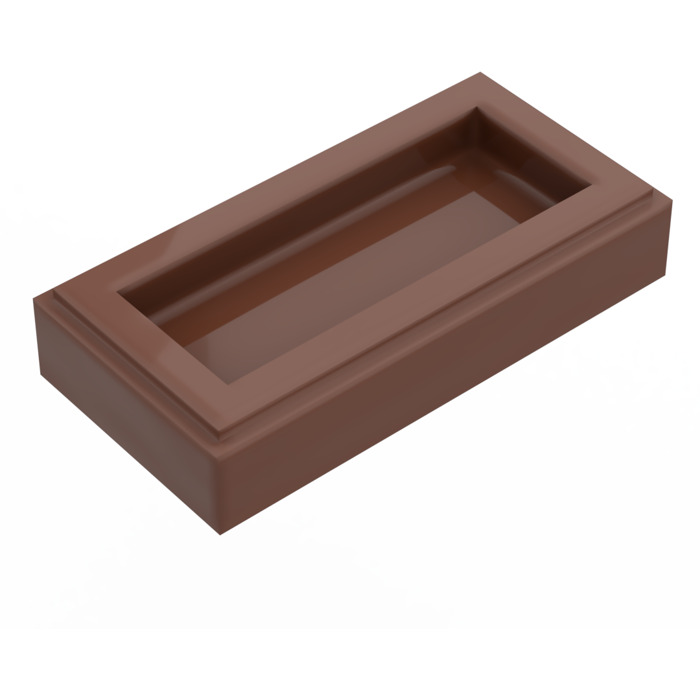 LEGO Reddish Brown Tile 1 x 2 with Groove (3069) | Brick Owl