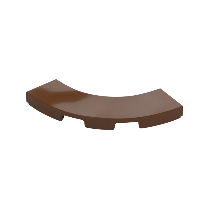 LEGO Reddish Brown Tile 3 x 3 Curved Corner (79393) | Brick Owl
