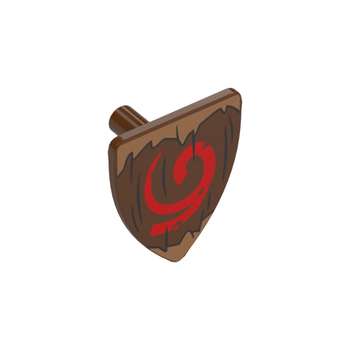 LEGO Triangular Shield (Short) with Kokiri Symbol (3846 / 109486 ...