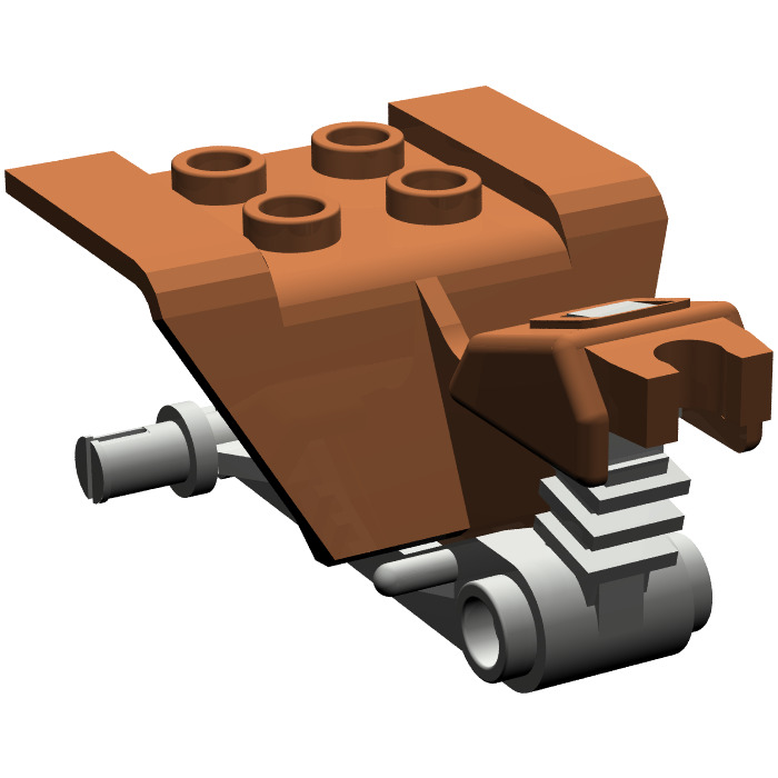 LEGO Reddish Brown Tricycle Body with Dark Gray Chassis | Brick Owl ...