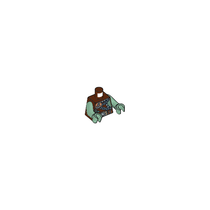 LEGO Reddish Brown Troll Torso (3814 / 76382) | Brick Owl