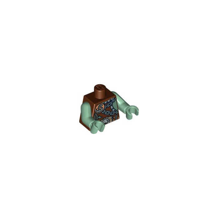 LEGO Reddish Brown Troll Torso (3814 / 76382) | Brick Owl