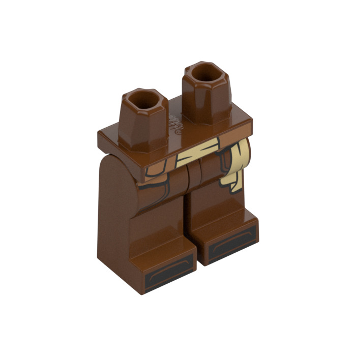 LEGO Reddish Brown Usopp with Coral Bandana Minifigure Hips and Legs ...