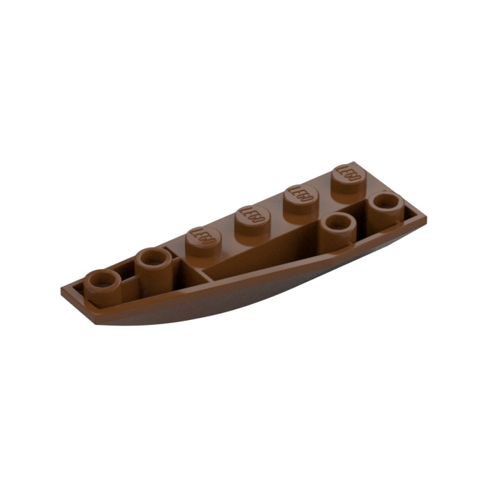 LEGO Reddish Brown Wedge 2 x 6 Double Inverted Left (41765) | Brick Owl ...