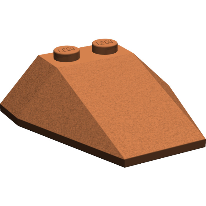 LEGO Wedge 4 x 4 Triple without Stud Notches (6069) | Brick Owl - LEGO ...