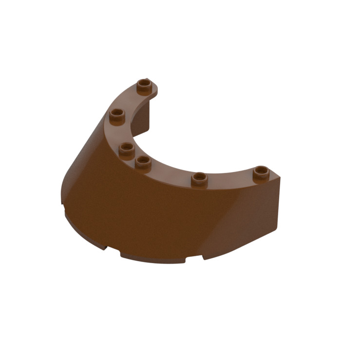 LEGO Reddish Brown Windscreen 6 x 8 x 2 (7664) | Brick Owl